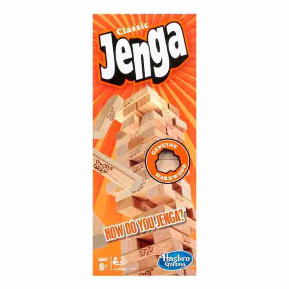 Jenga Classic De Hasbro Juego De Mesa - MUNDO OTAKU